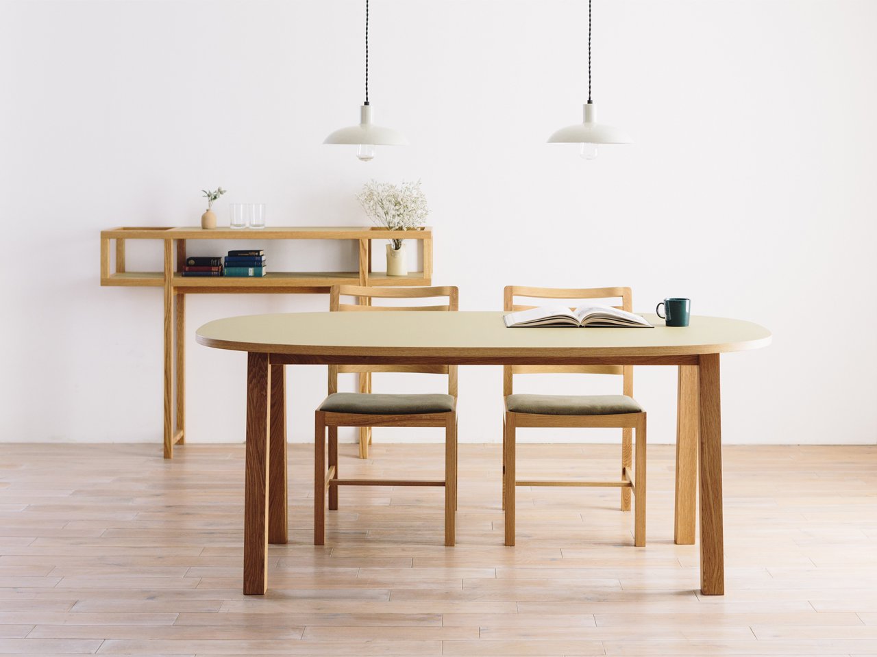 CORNICE Oval Dining Table - Hiromatsu Woodworks